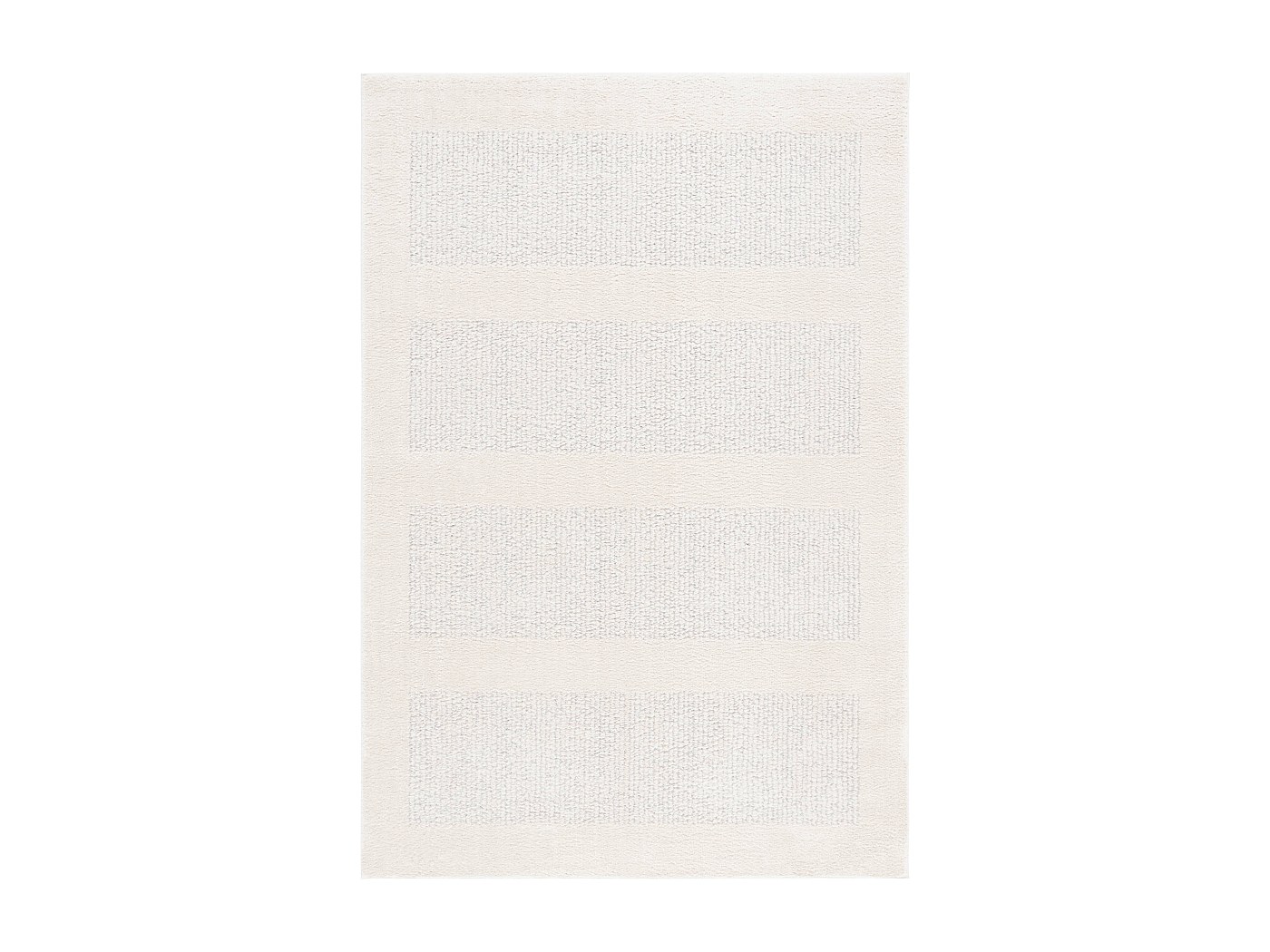 Tapis Ivoire / Gris 91 X 152 cm - Brezlyn
