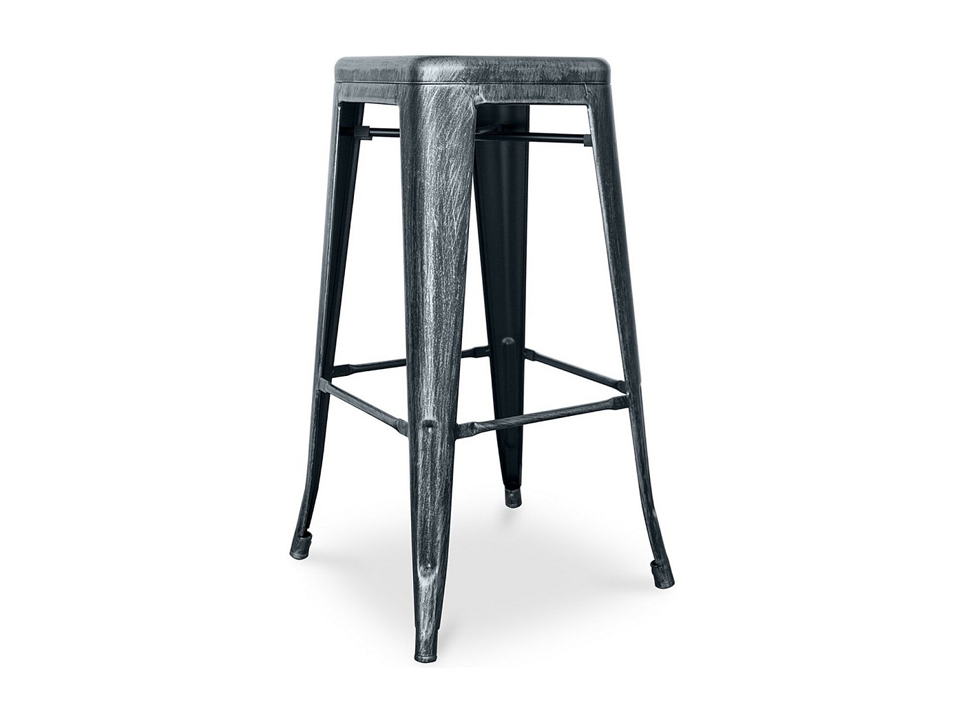 Tabouret métal acier métallisé Koste 76cm