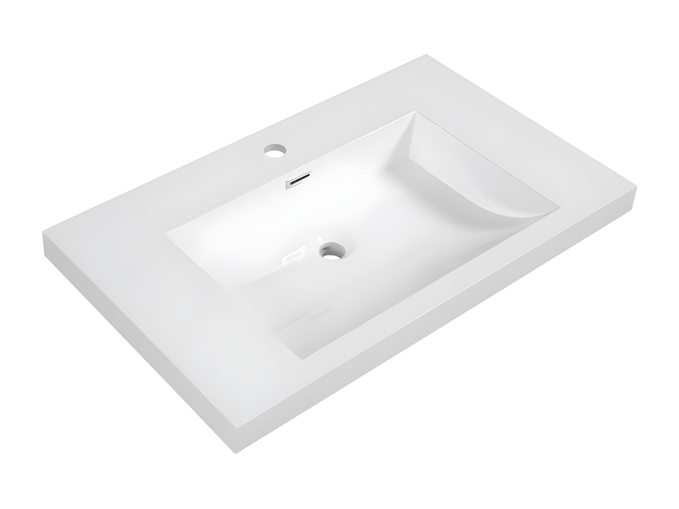 Conjunto de muebles de baño de 80 cm (sin grifo y sin desagüe)