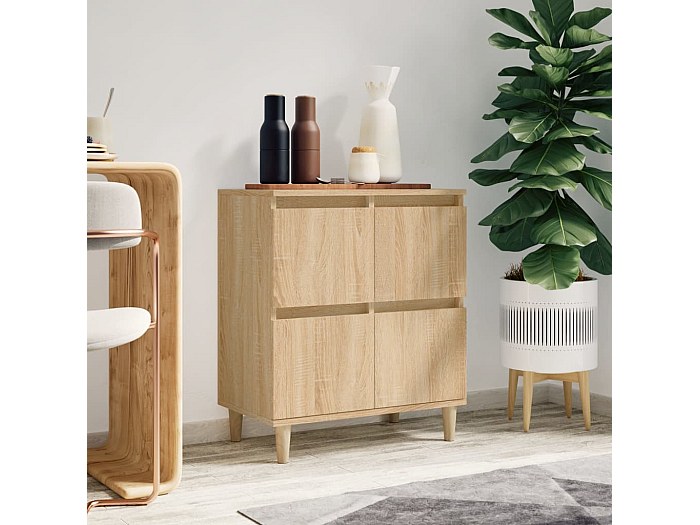 Buffet Chêne sonoma 60x35x70 cm Bois d'ingénierie