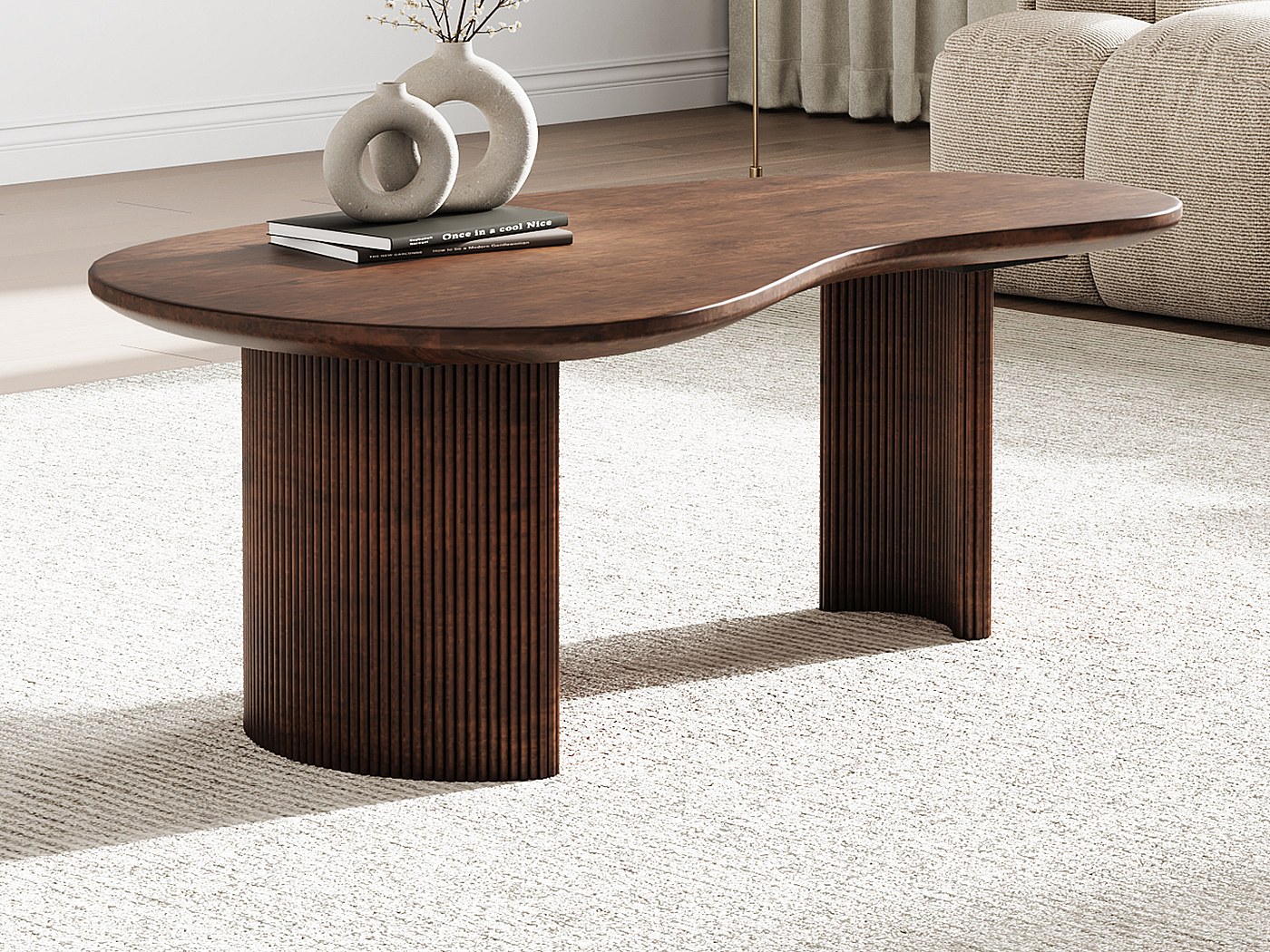 Salontafel van acaciahout - Donker naturel - TAMENIA van Maison Céphy