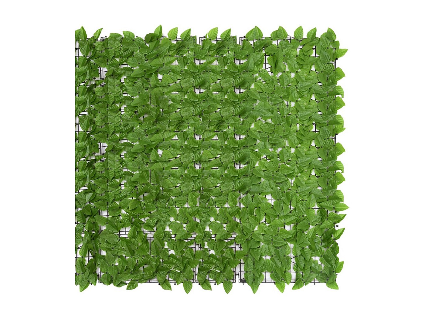 Tela de varanda com folhas verdes 400x150 cm