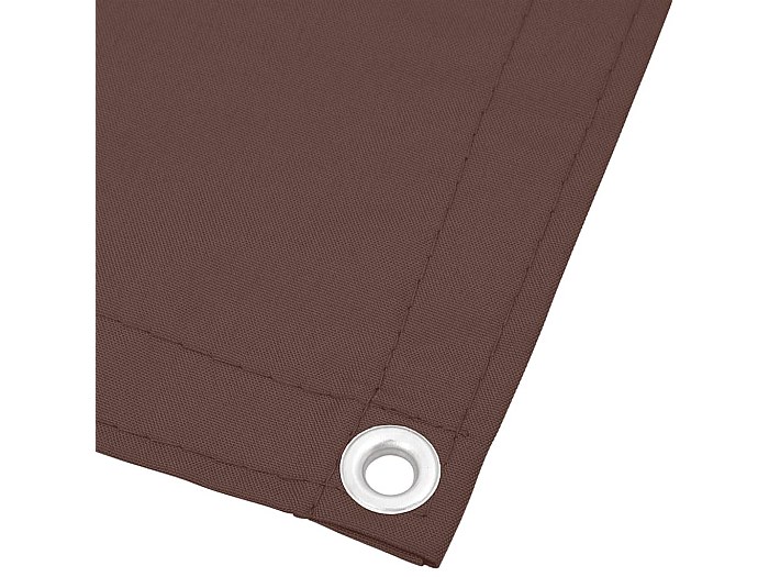 Tela de varanda marrom 75x1000 cm 100% poliéster oxford