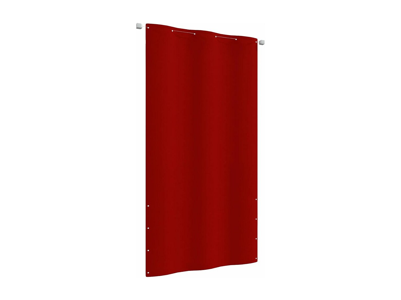 Biombo para balcón Tejido Oxford Rojo 120x240 cm