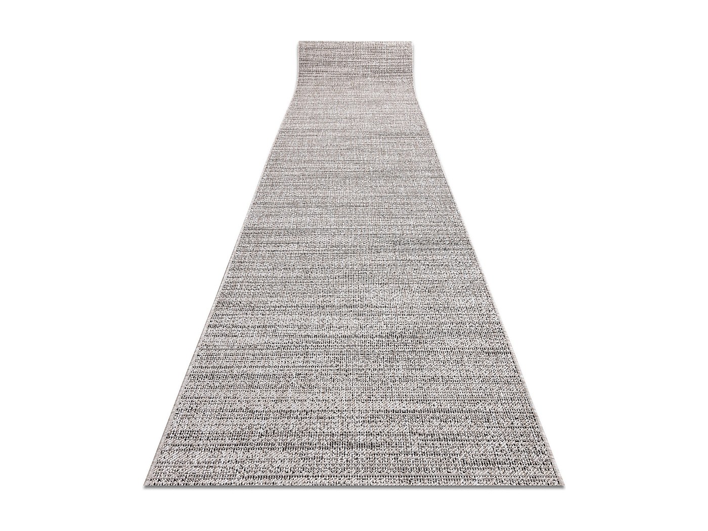 TAPIS DE COULOIR SIZAL FLOORLUX modèle 20389 argentin / noir 100x180 cm