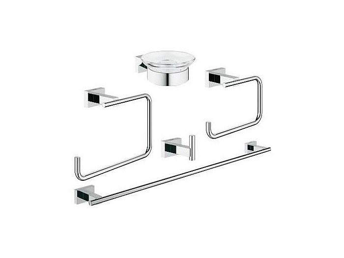 GROHE Set d'accessoires Essentials Cube 40758001, chrome