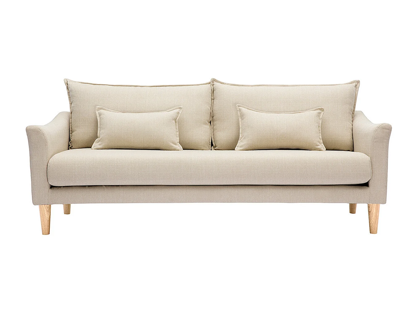 Sofá 3 plazas beige KATE