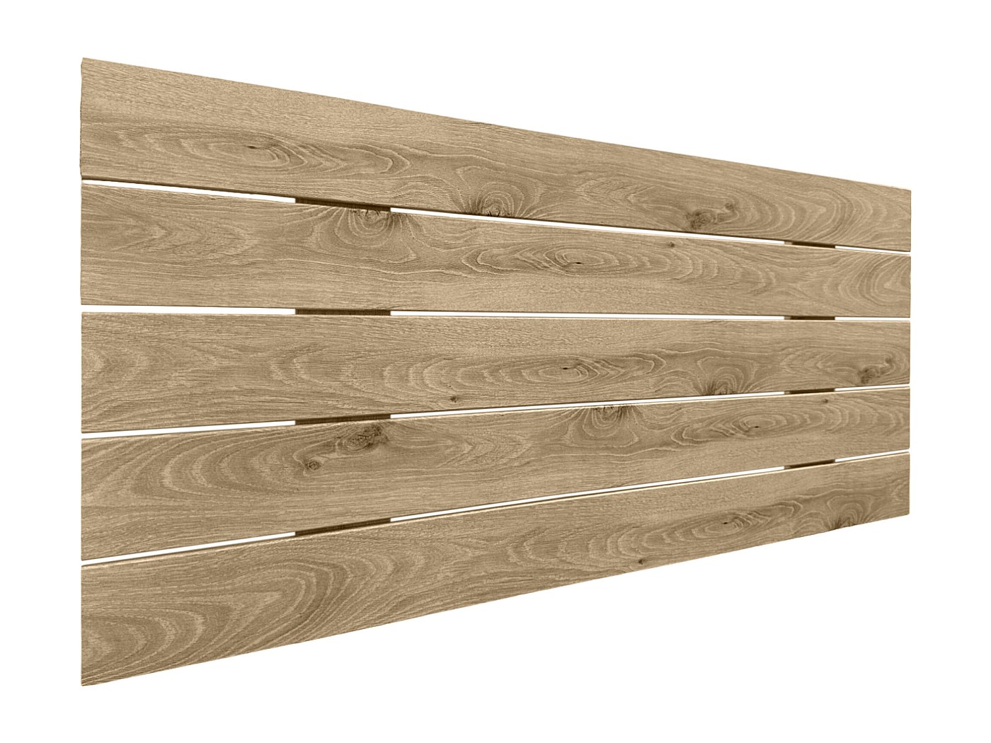 DHOME Testata in Legno riciclato MDF Stile Pallet Orizzontale 105x46cm ...