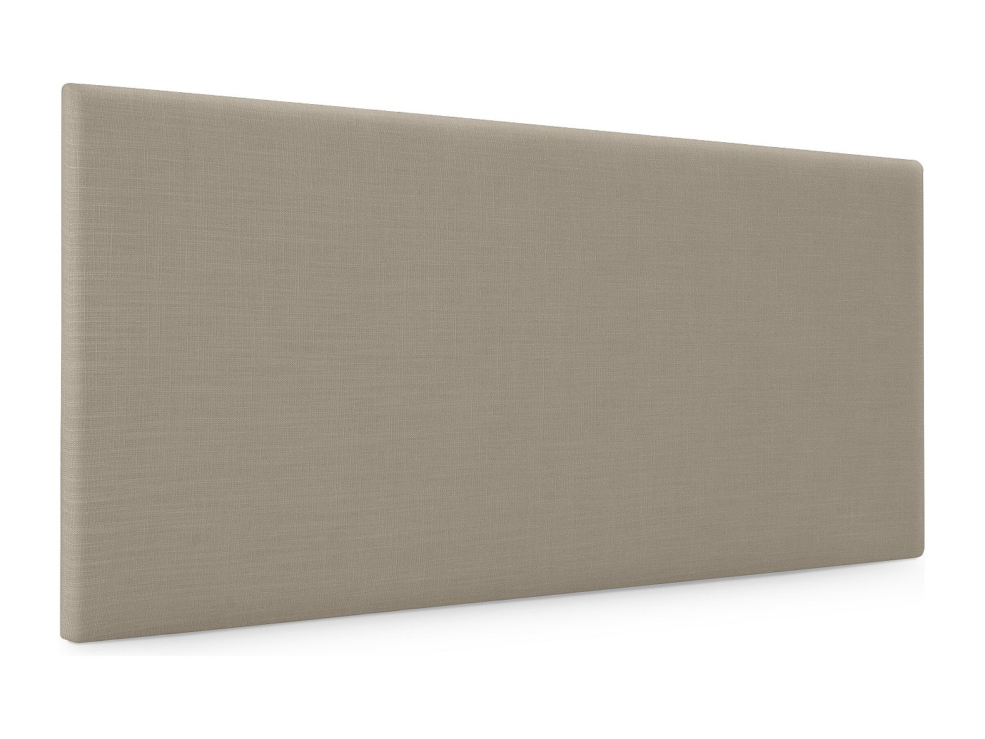 DHOME Cabeceira de Linho Natural Liso 80x50cm Camas 70/80/90 - Terra