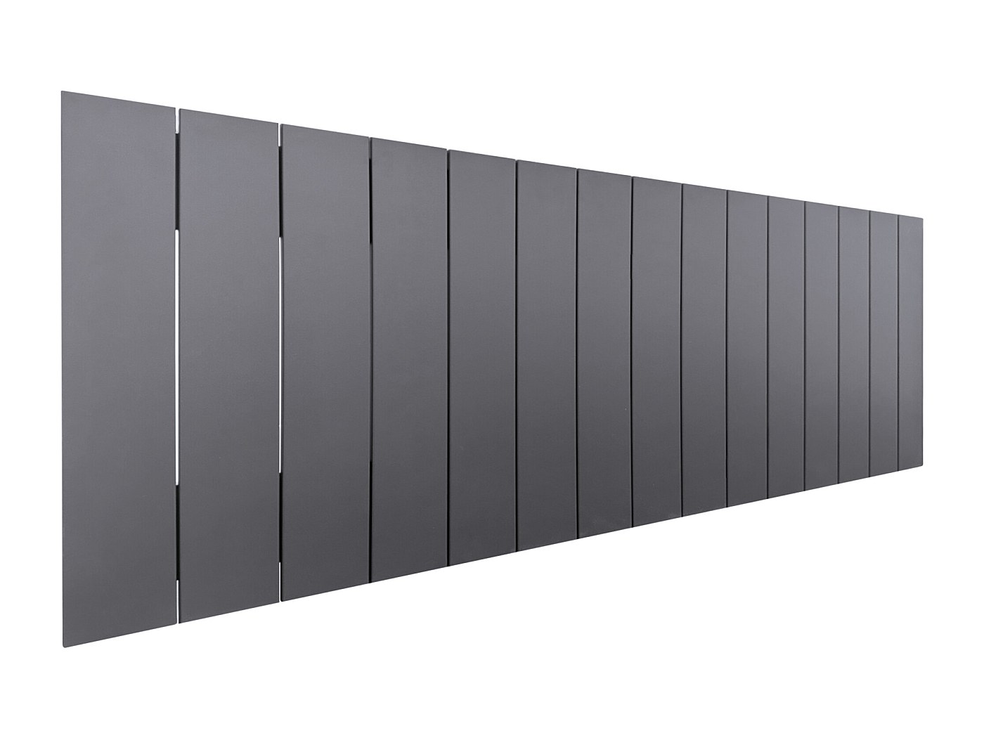 DHOME Testata in Legno riciclato MDF Stile Pallet Verticale 150x46 ...