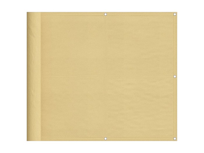 Écran de balcon sable 90x400 100% polyester oxford