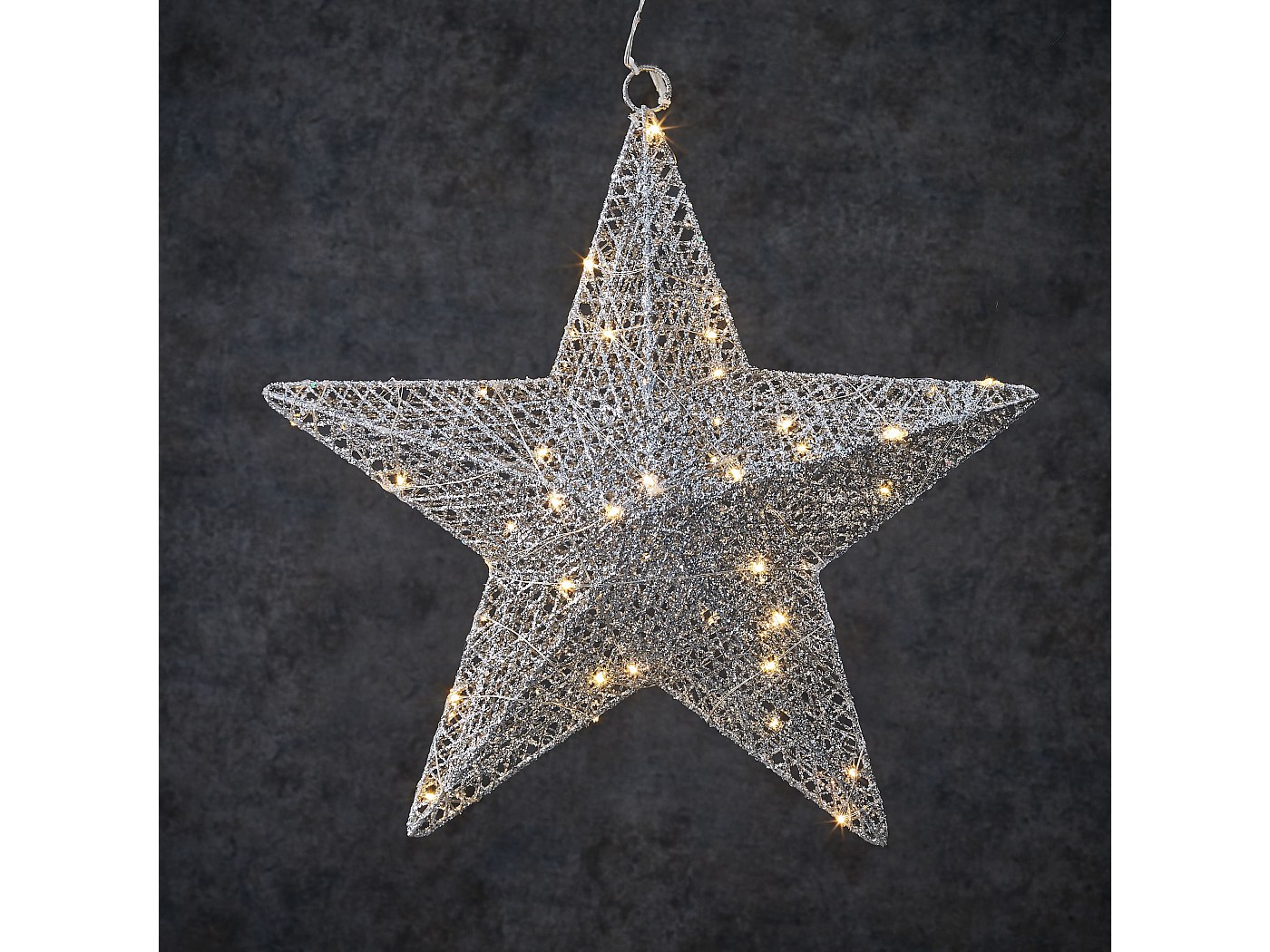 Figuras LED de Navidad de Metal - Ø40 x 11 - Plata