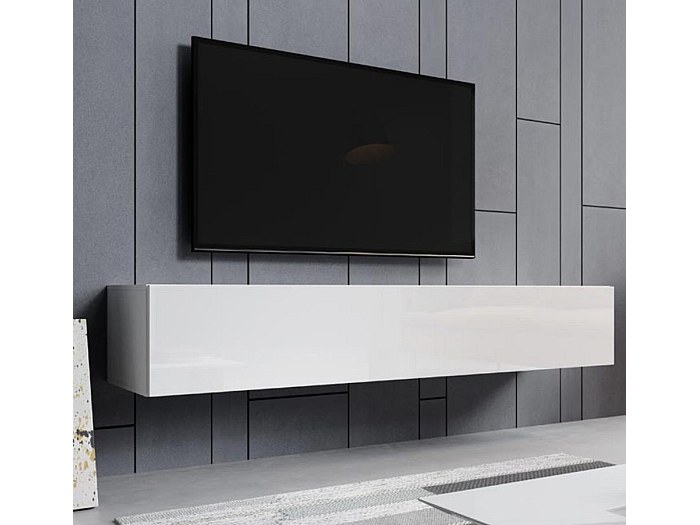 Mueble TV Colgante, 2 colores, ancho 120-180cm, Modelo Aitana M1 - M2