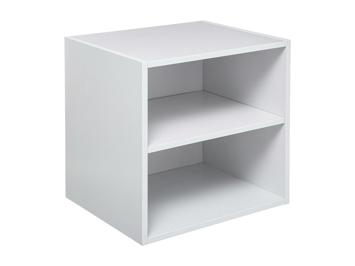 Etagère cube murale avec tablette coloris blanc