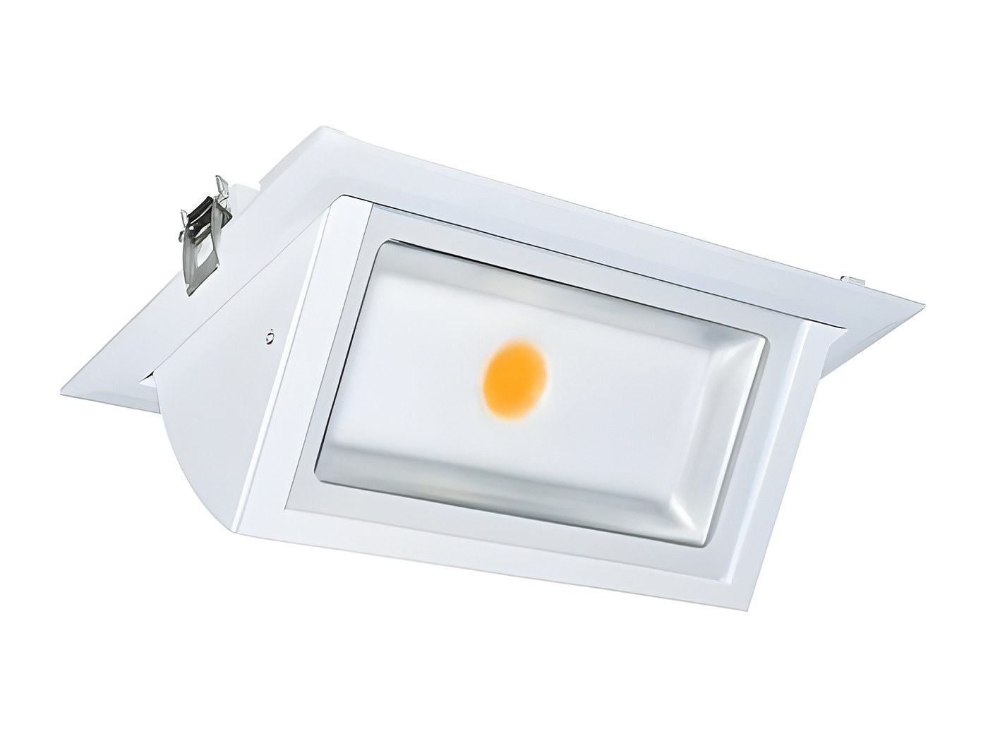 Spot LED Rectangulaire Inclinable avec Alimentation Electronique 40W 4000°K
