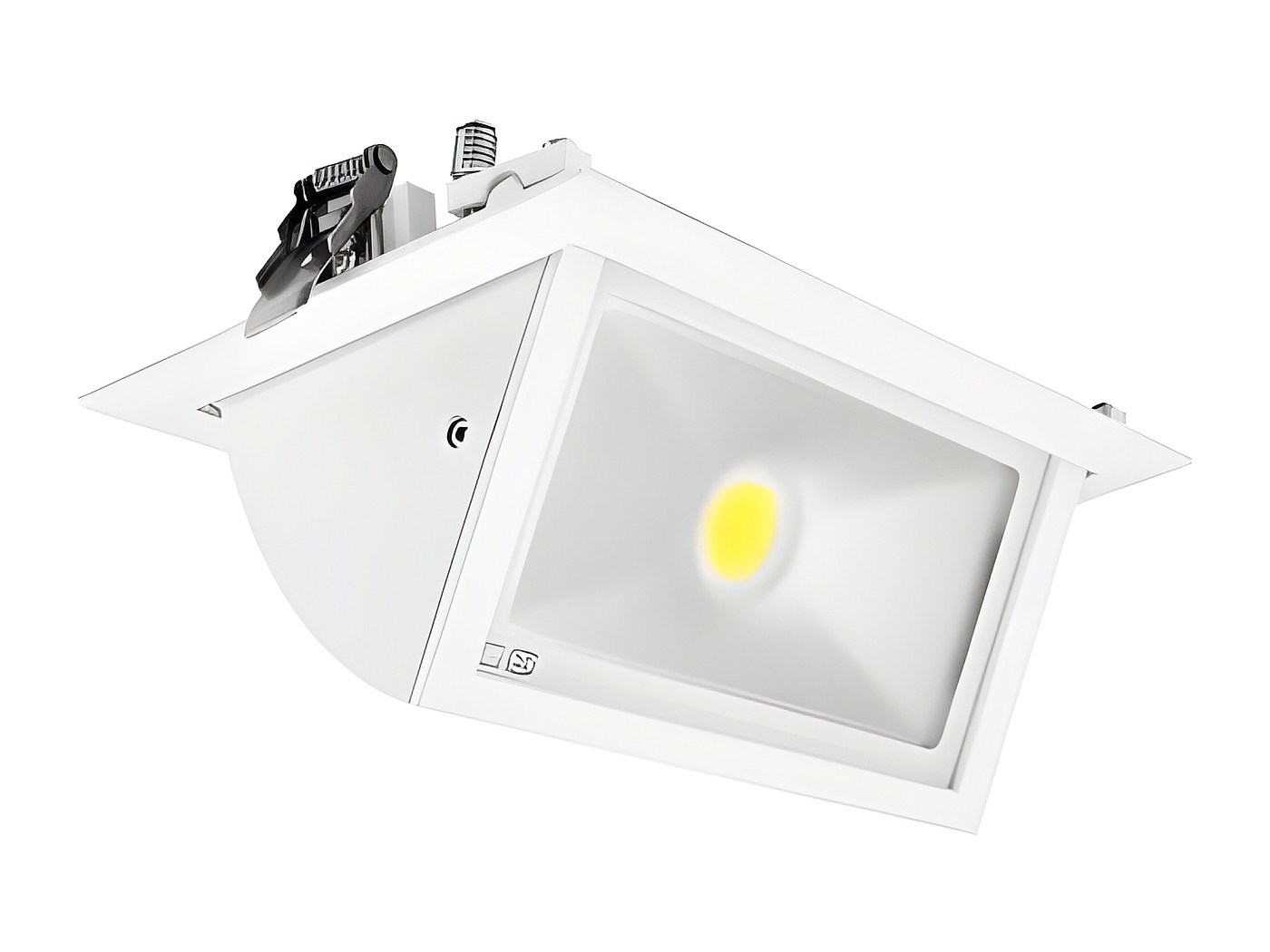 Spot LED Rectangulaire Inclinable avec Alimentation Electronique 30W 4000°K