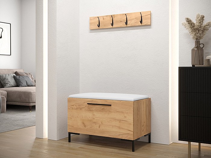 Conjunto pasillo Hartford F108, 84x44cm, Craft roble, Aglomerado ...