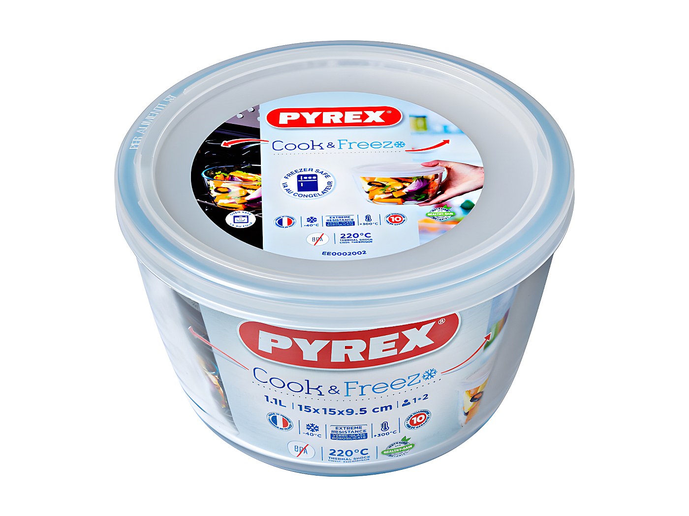 Plat rond cook & freeze 1,1 l