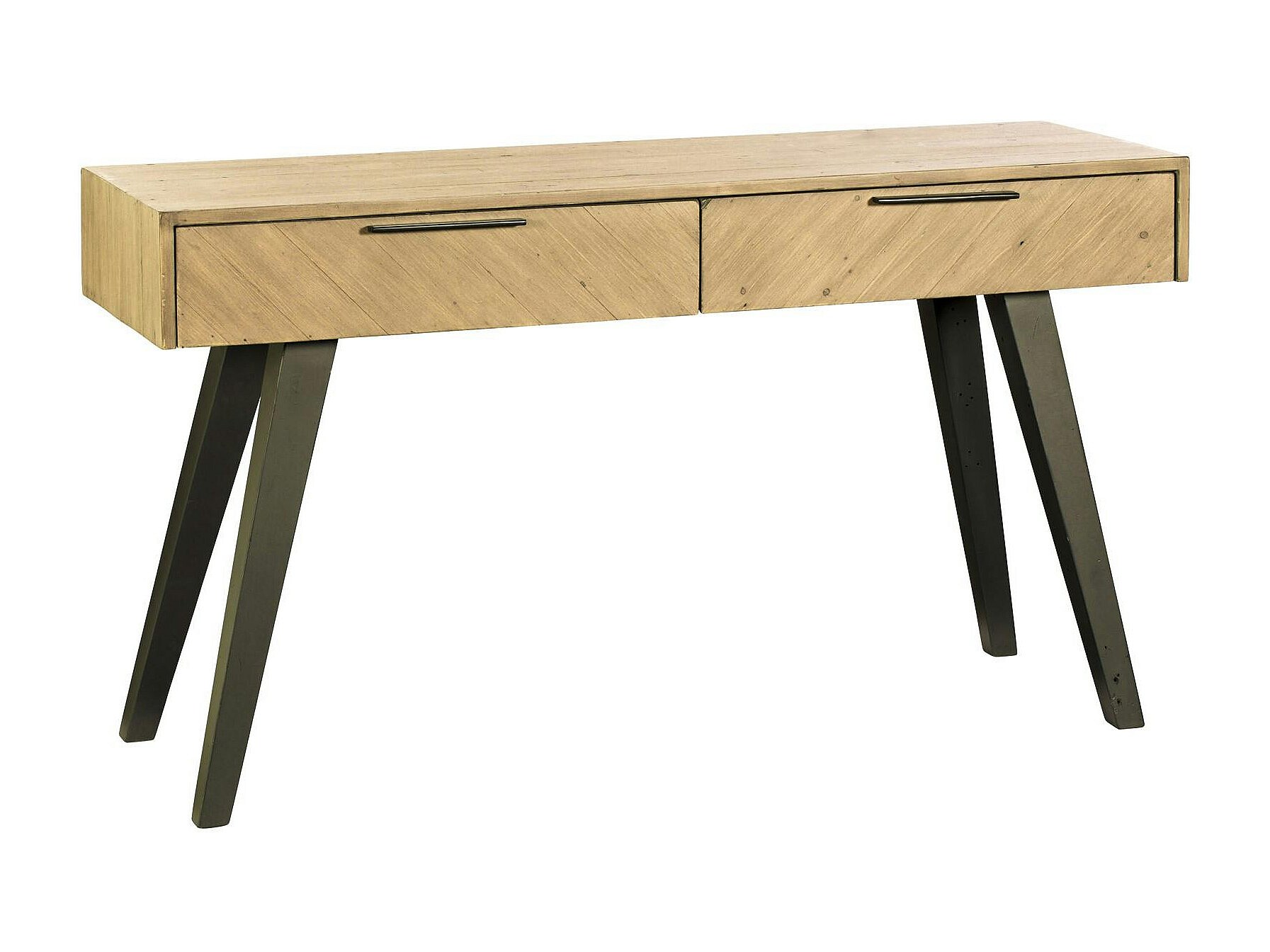Console en bois recyclé 2 tiroirs VITTORIA