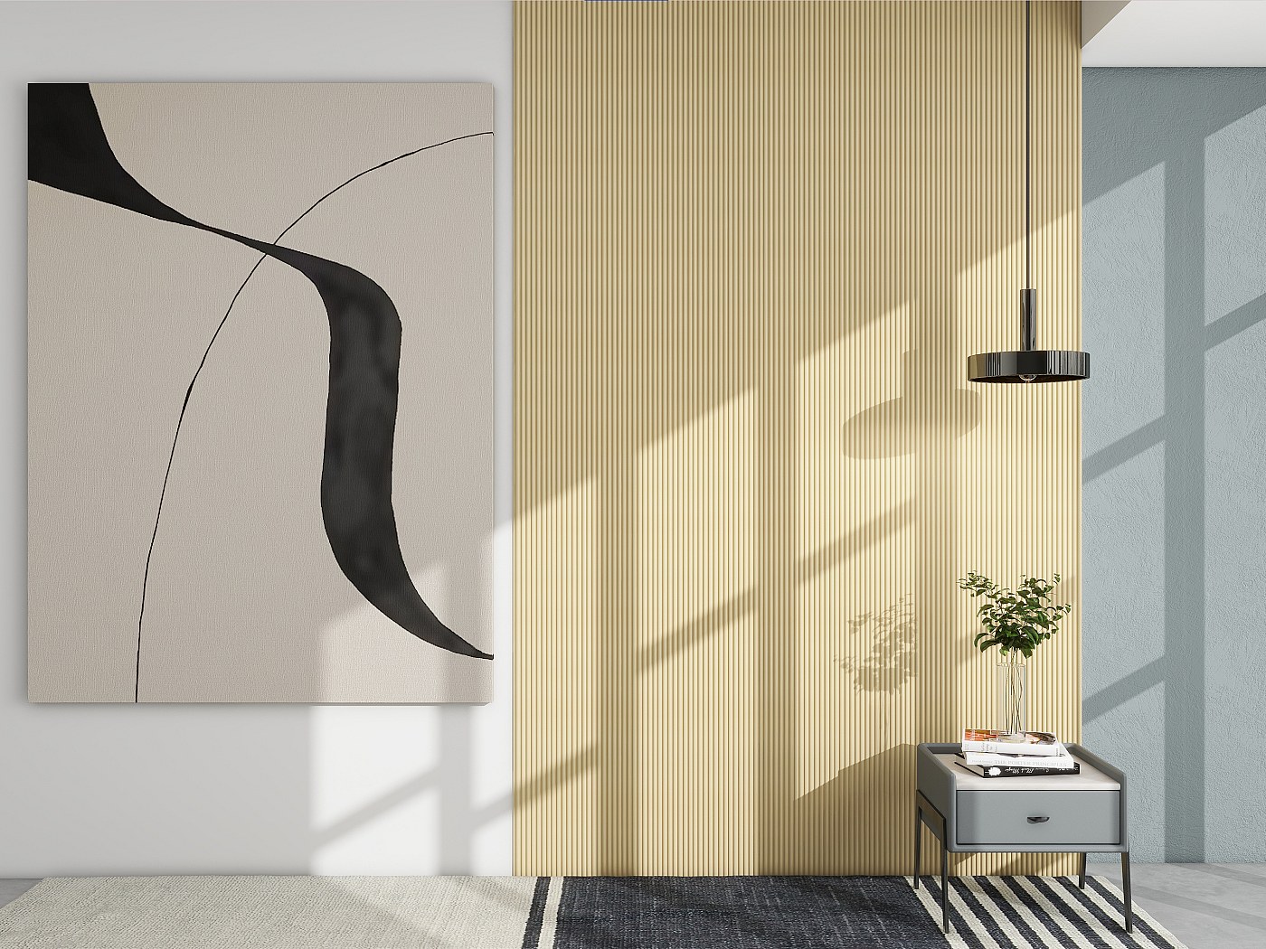 Panneau mural ondulé - Coloris bois naturel clair 2,54 m² - Lot de 8 ...