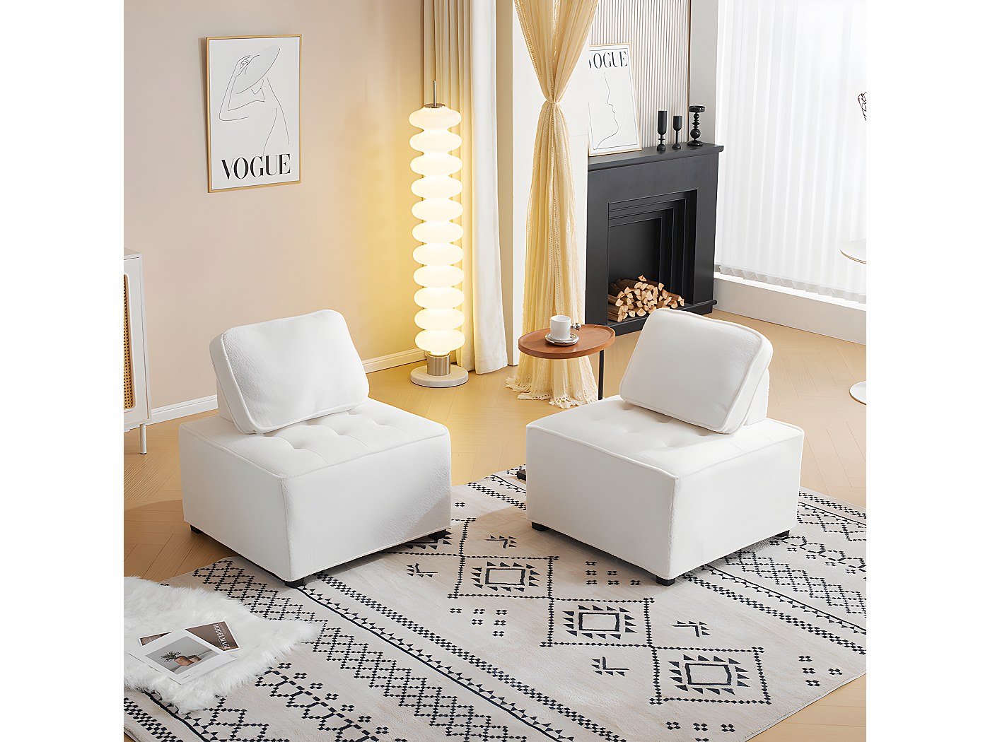 Canape droit individuel chaise sans bras canapé modulaire canapé d ...