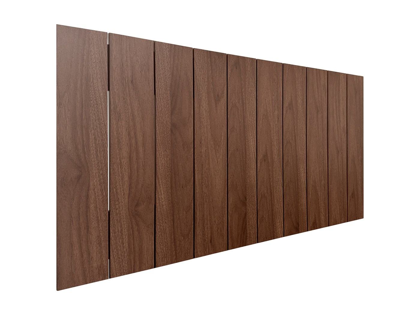 DHOME Testata in Legno riciclato MDF Stile Pallet Verticale 110x46 ...