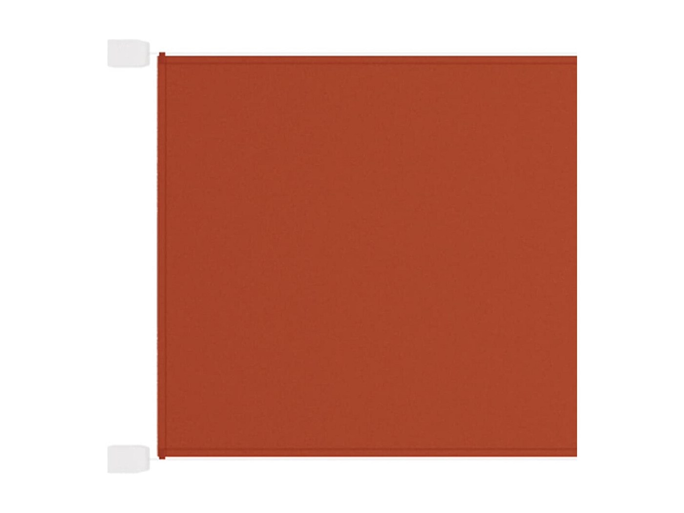 Auvent vertical Terre cuite 60x800 cm Tissu oxford