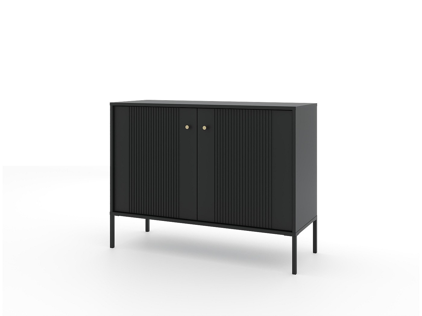 Buffet ISEO SB104 2D 104x39x79 Noir