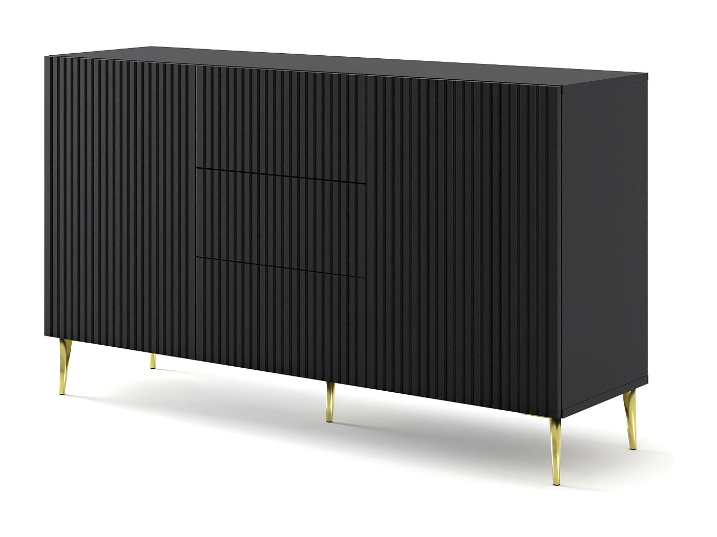 Buffet RAVENNA B SB150 2D3D 150x42x87 Noir
