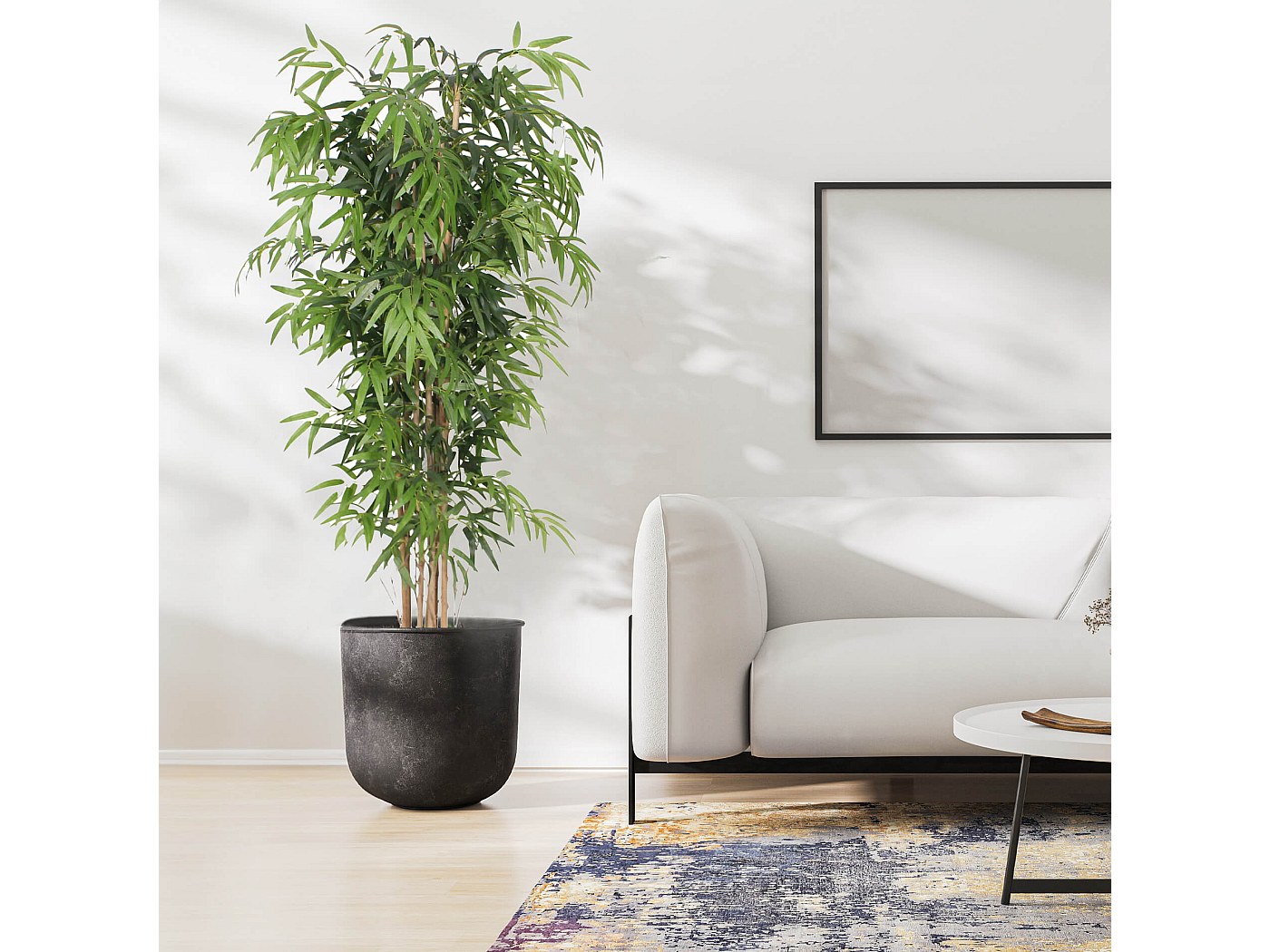 Plante artificielle Bambou Jauda 180x50x50 Polyester Bois de Bambou ...