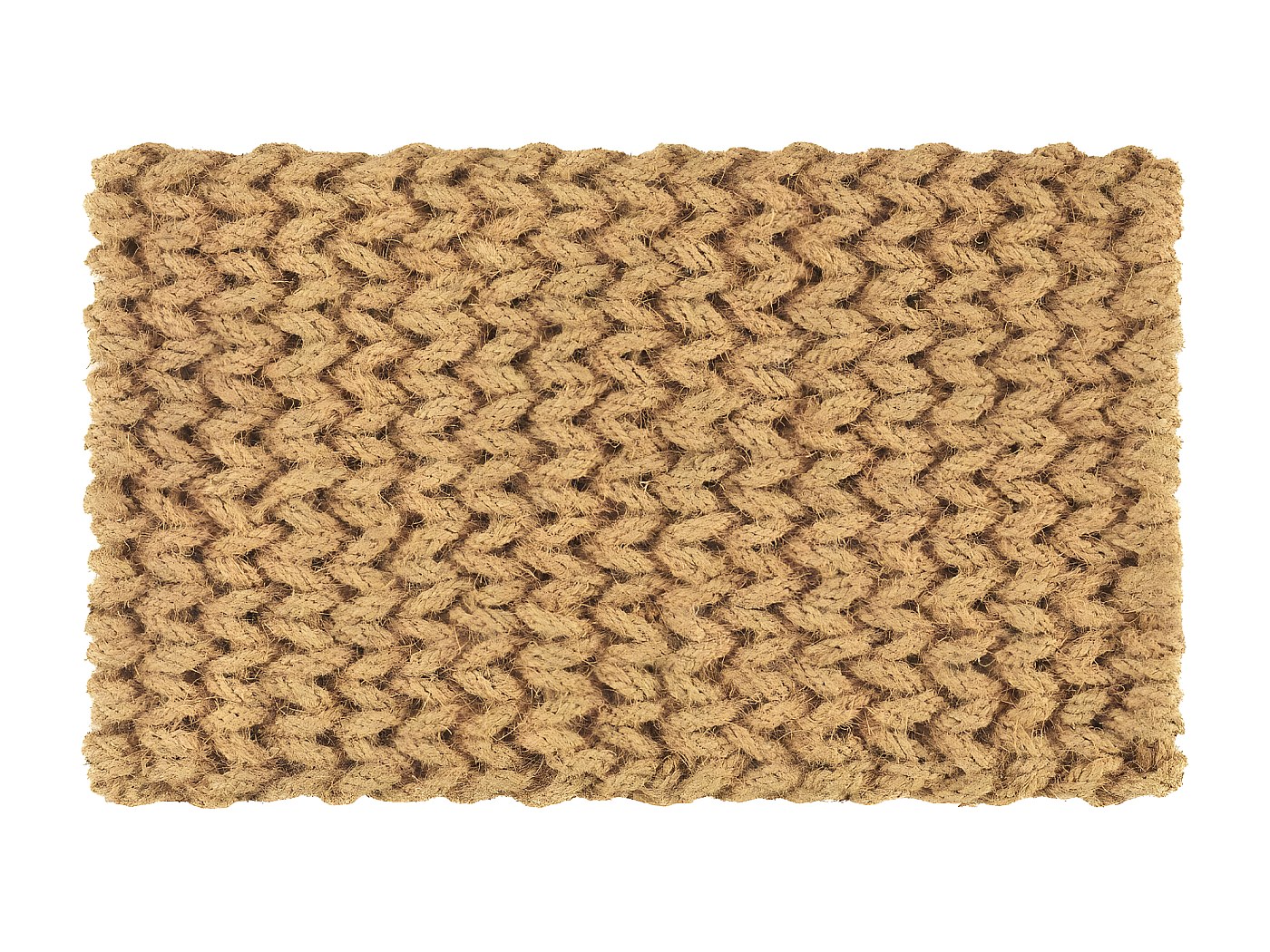 Capacho de coco 45x75 cm diam.