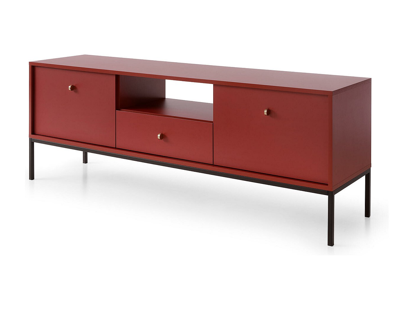 Tv Meubel MONO RTV153 2D1D 153x39x56 Rood