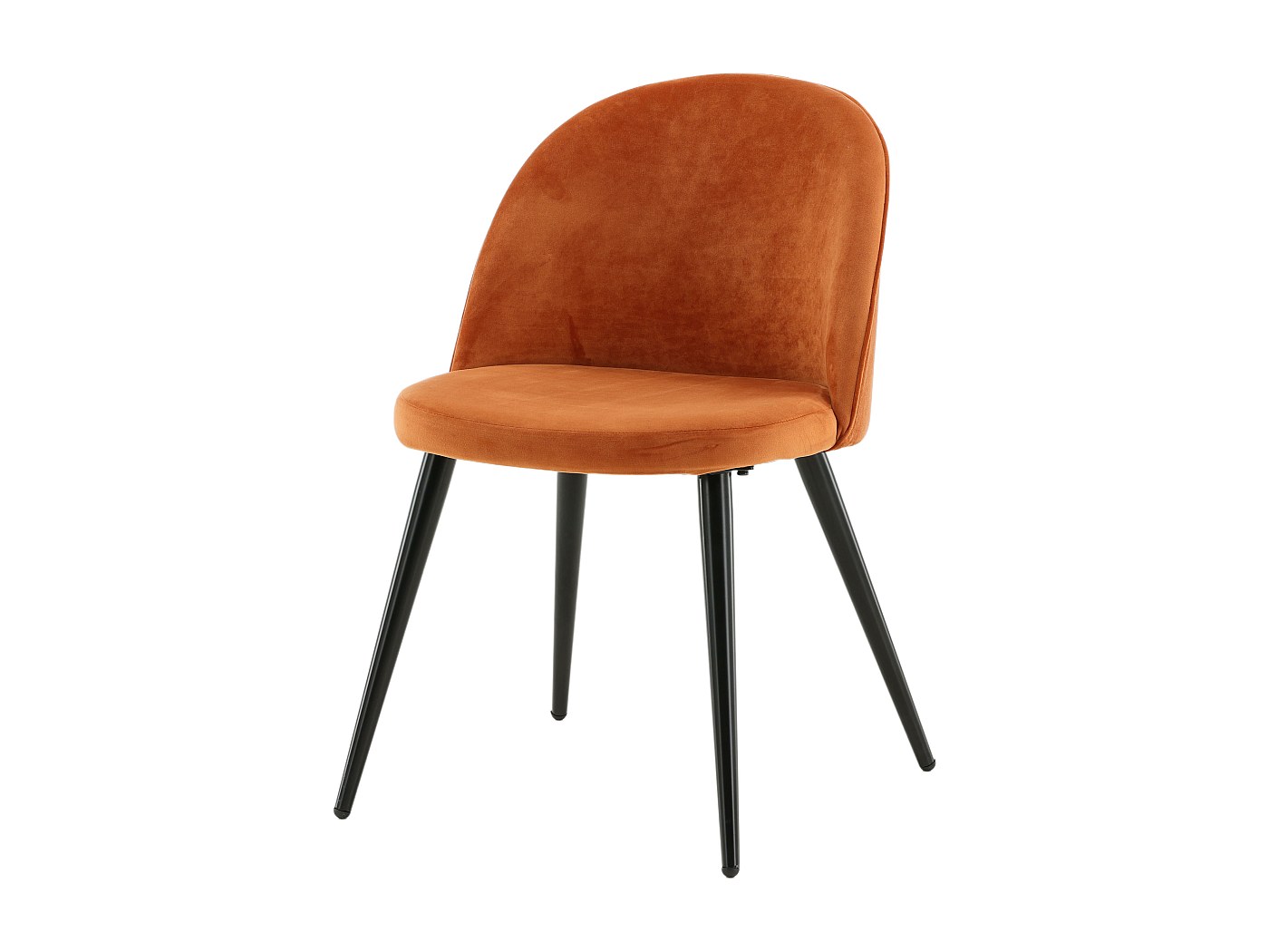Sedia VELVET DRC 1NOS 50x57x77 Arancione