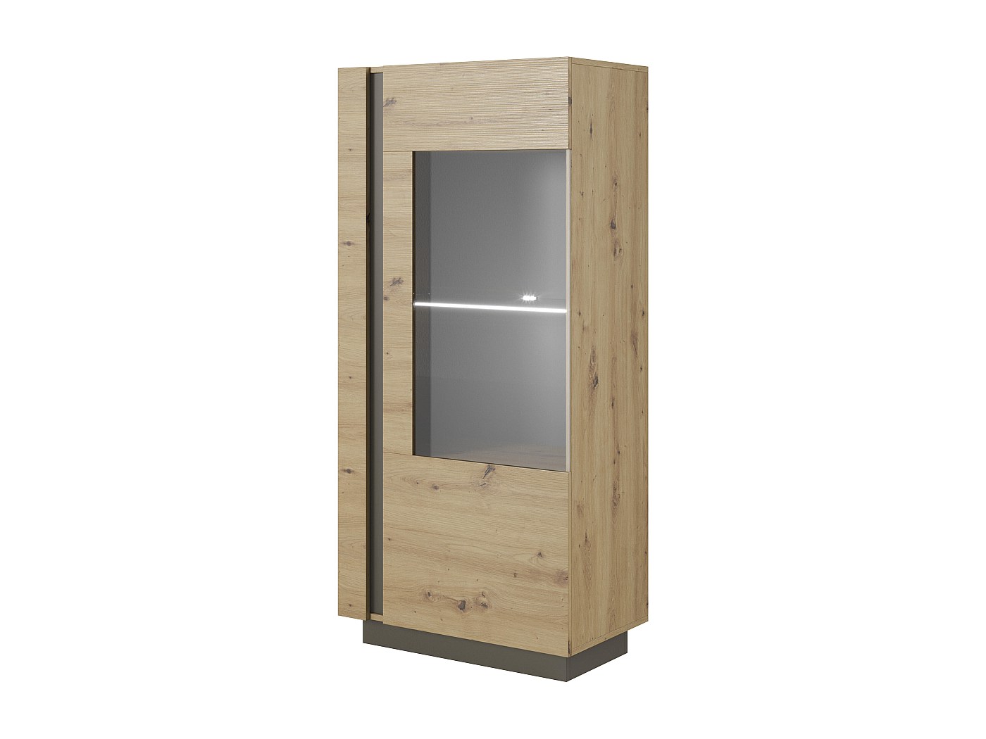 Vitrine ARCADE SC72 1D 72x40x154 Beige