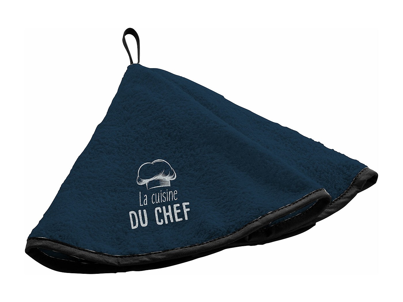 Essuie main Torchon La toque du chef bleu marine