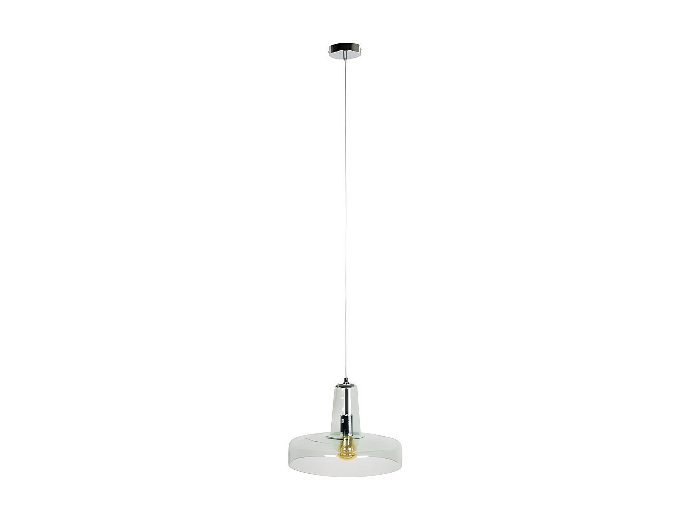 Grande suspension design Anshin en verre