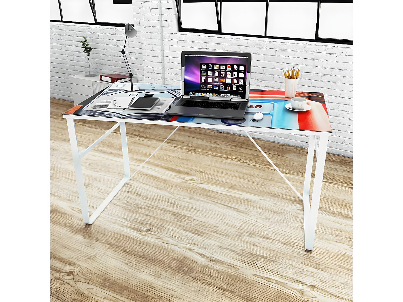 Mesa de escritório retangular exclusiva