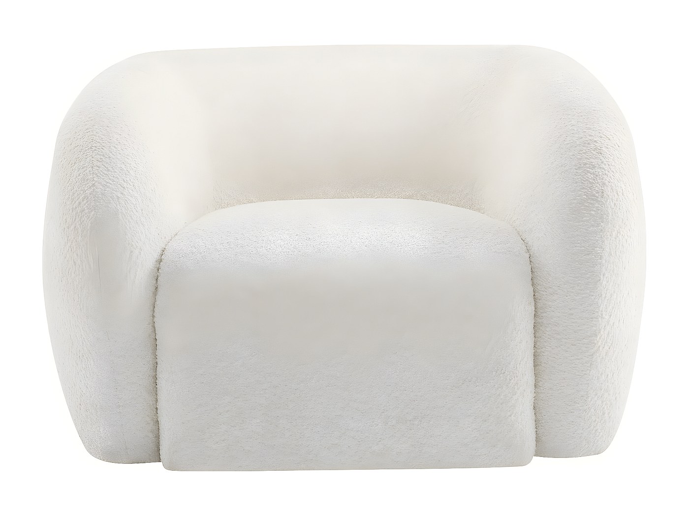 Poltrona di design Bouclé "Washington" bianca - Comfort ed eleganza per ...