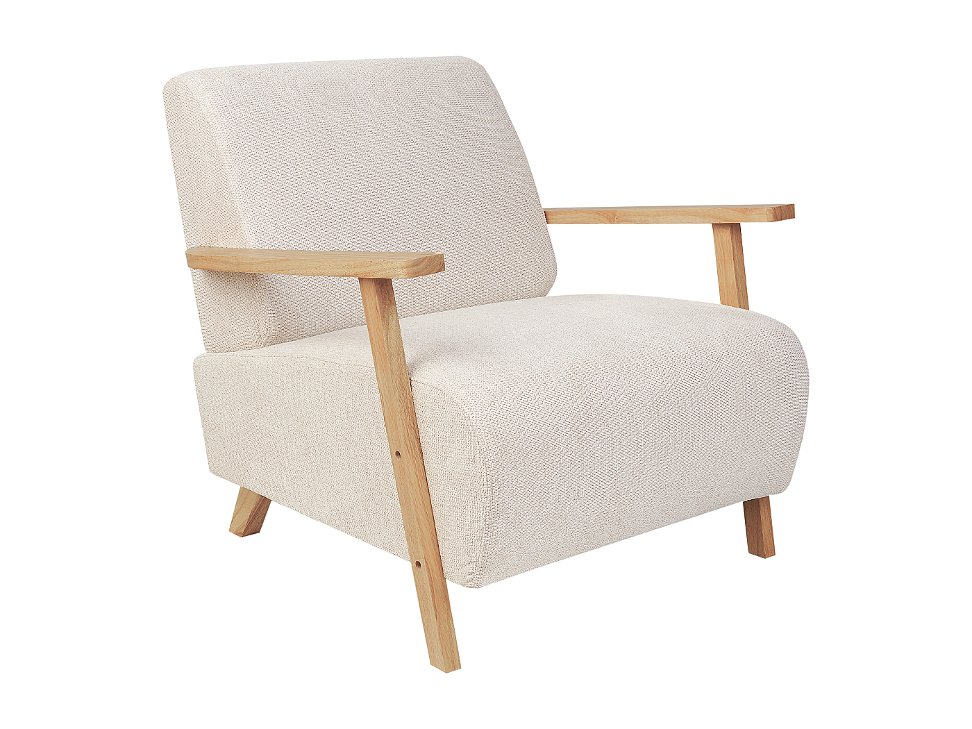 Poltrona Beige chiaro LESJA