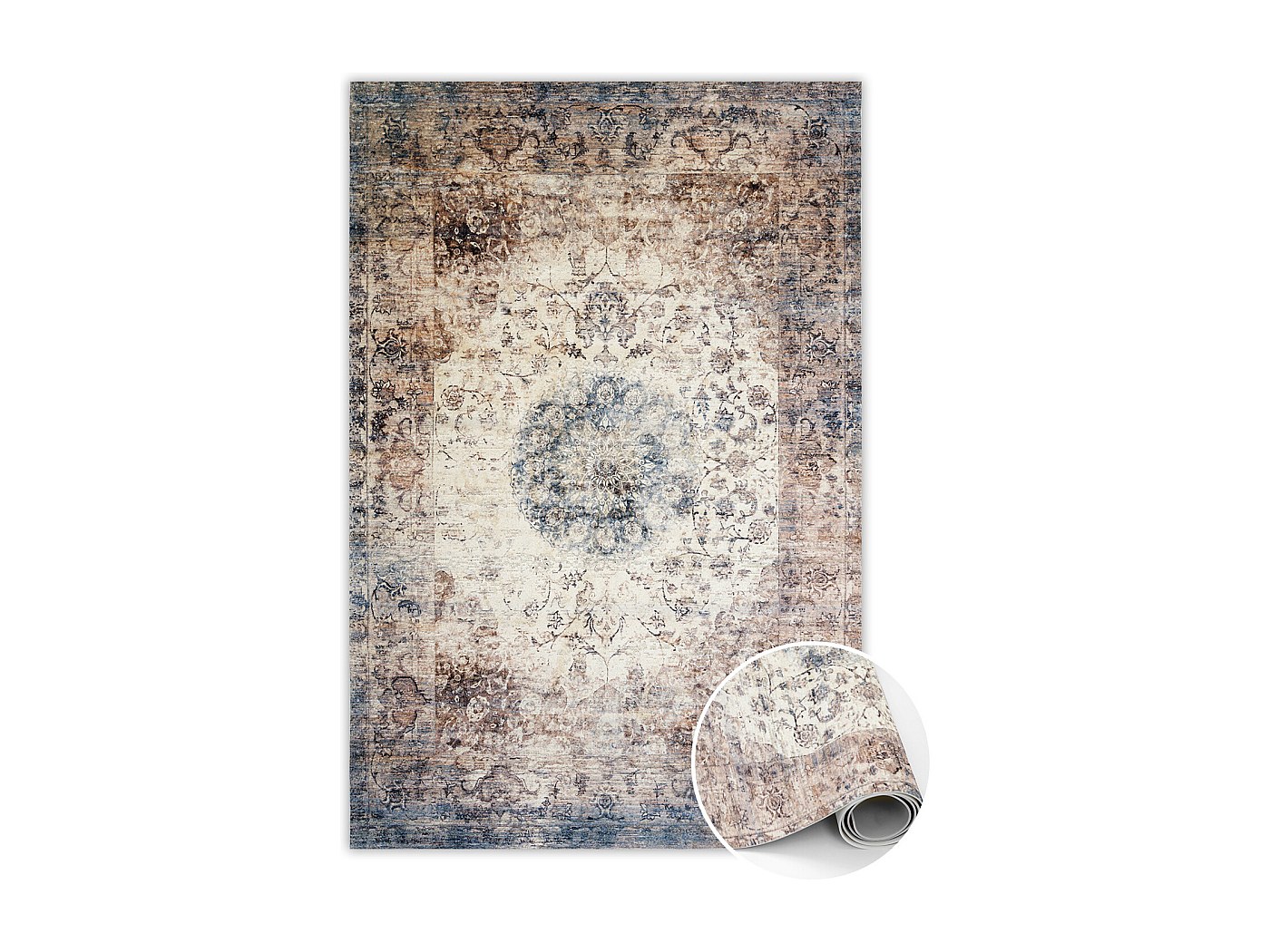 Tappeto universale alla moda in vinile Geometria persiana - 150 cm x 225 cm