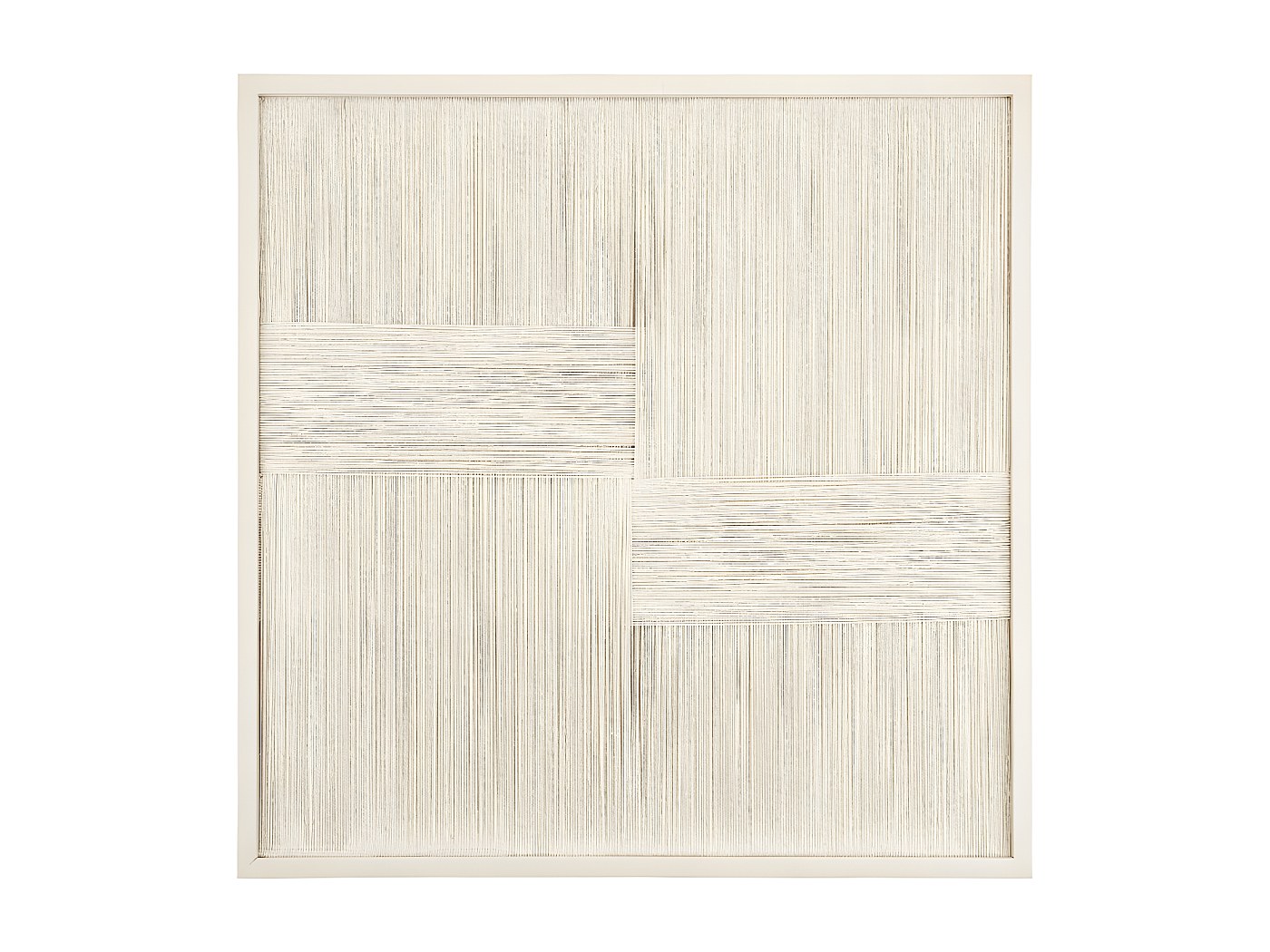 Lino - Tableau carré - Couleur - Beige, Dimensions - 80x80 cm