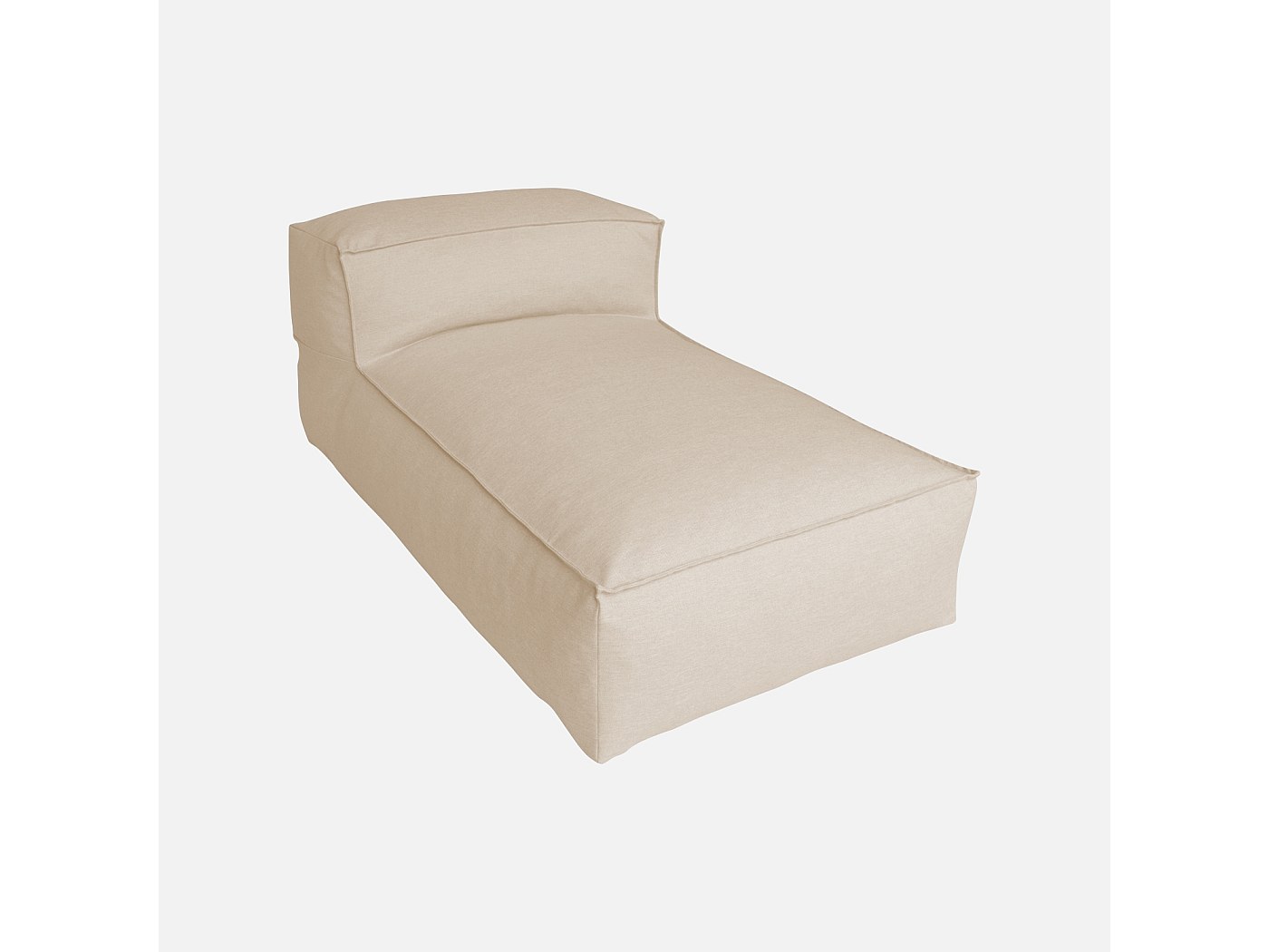 Meridienne, módulo para sofá de jardín beige