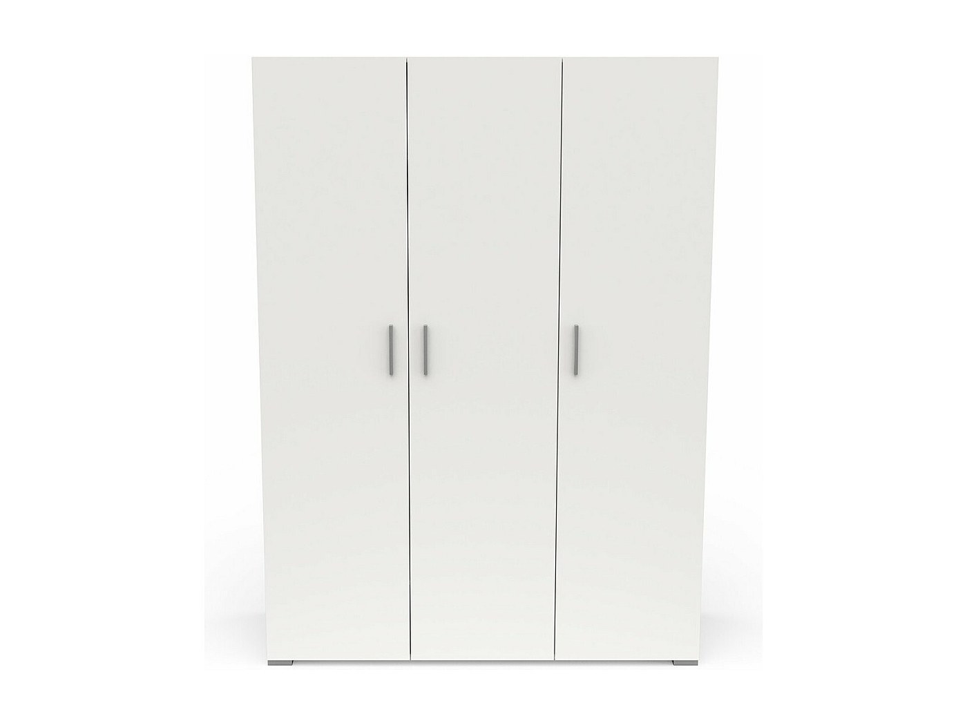 Armoire 3 portes avec penderie et lingère - L134,6 cm