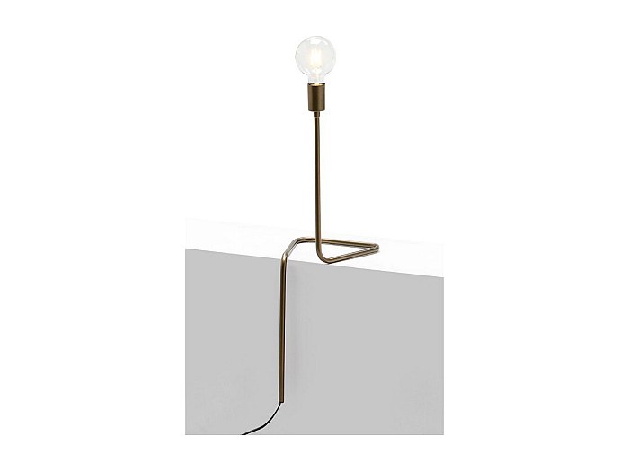 Lámpara de mesa Erwin H 76 de metal dorado