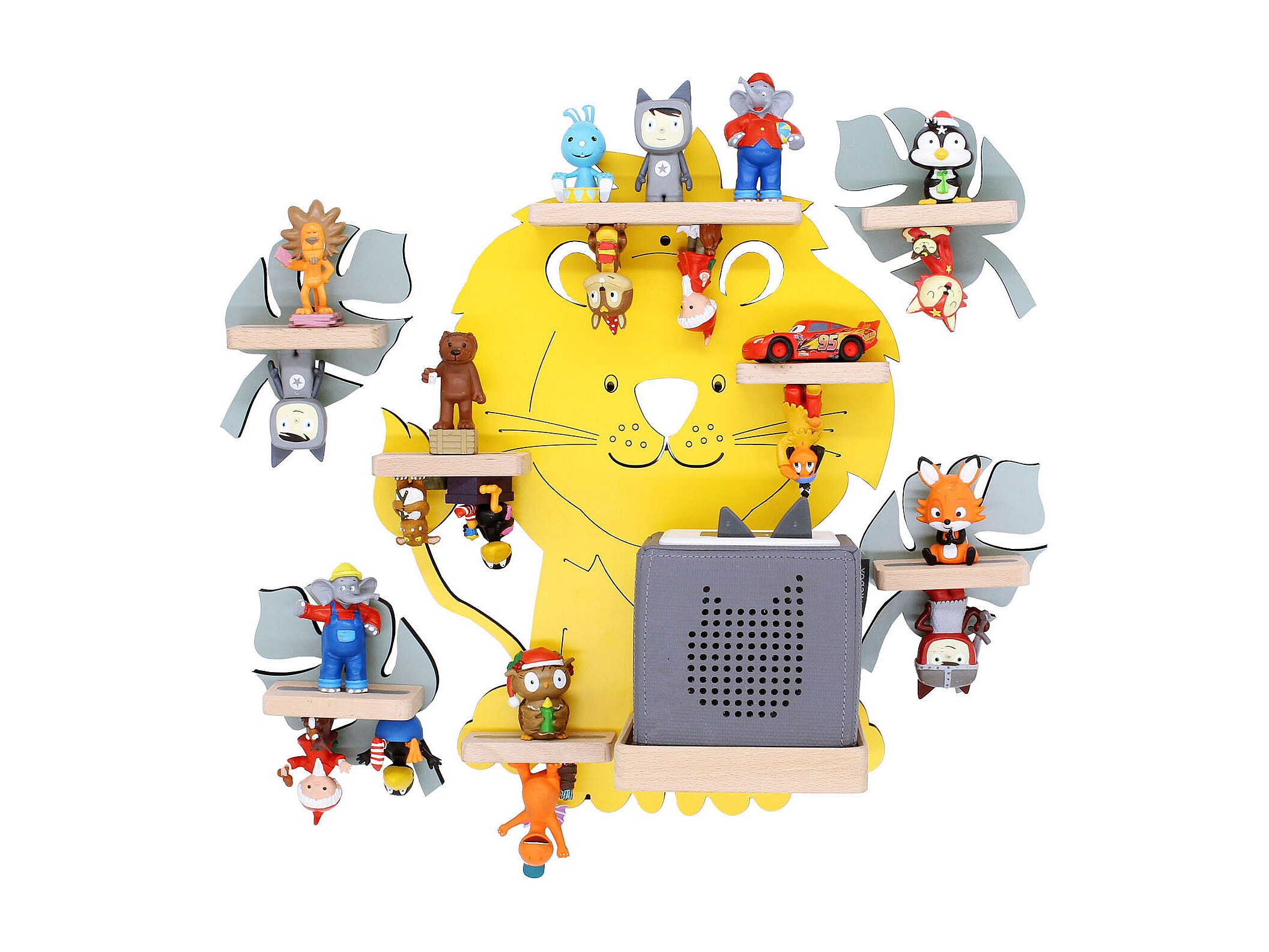 Etagère animal lion enfants Toniebox Tonies