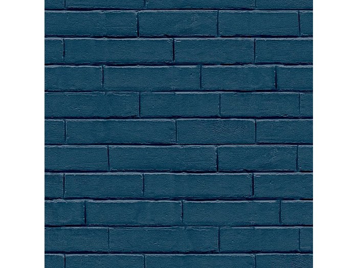 Papier peint Brick Wall Bleu FR660411