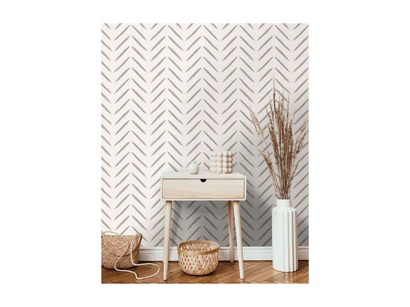 Papier peint Chevron Taupe FR953342