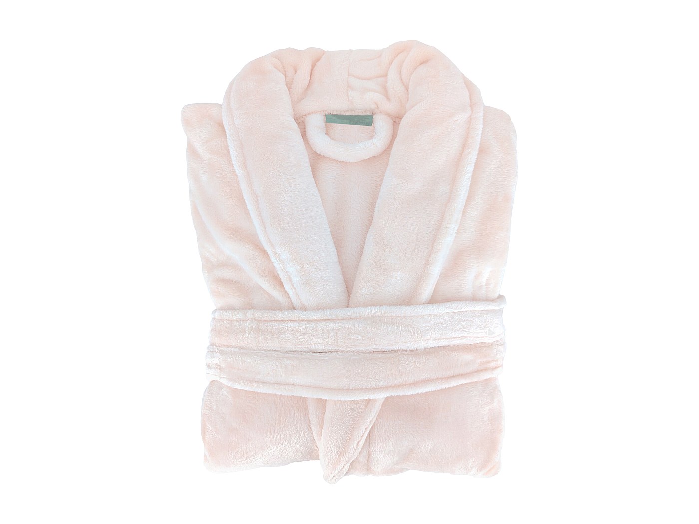 Peignoir col châle adulte DORIS micro fourrure taille XL rose nacre