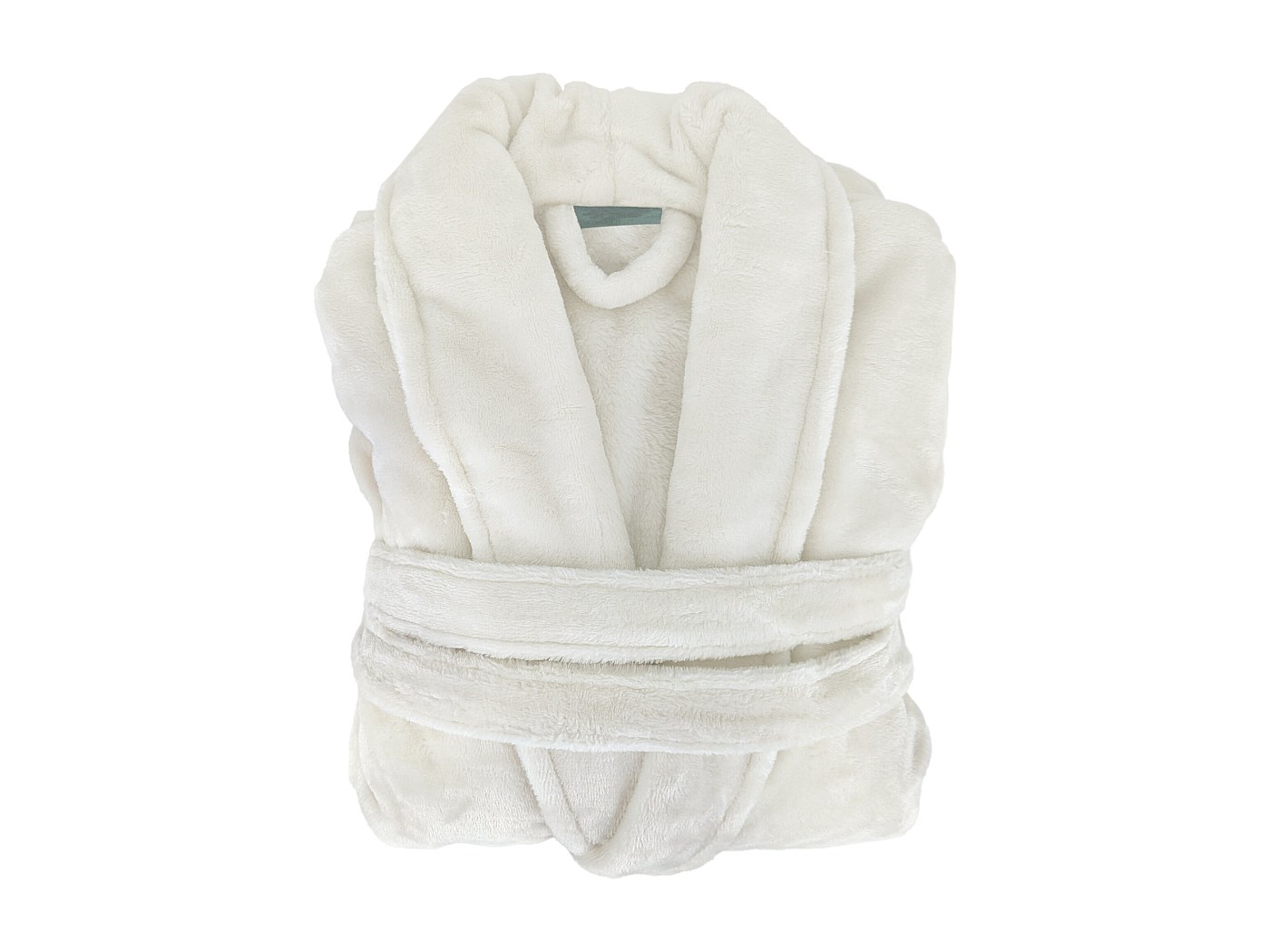 Peignoir col châle adulte DORIS micro fourrure taille S ecru