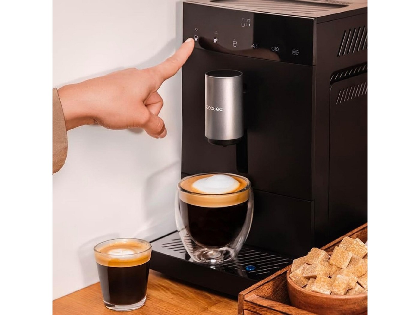 Cafetera Superautomática Cremmaet Compact. 1350 W, 19 Bares, Sistema de ...